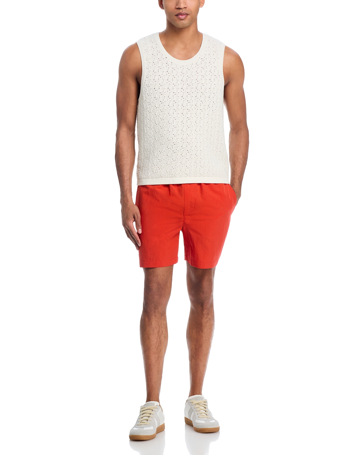 FRAME Frame Washed Nylon Drawstring Shorts